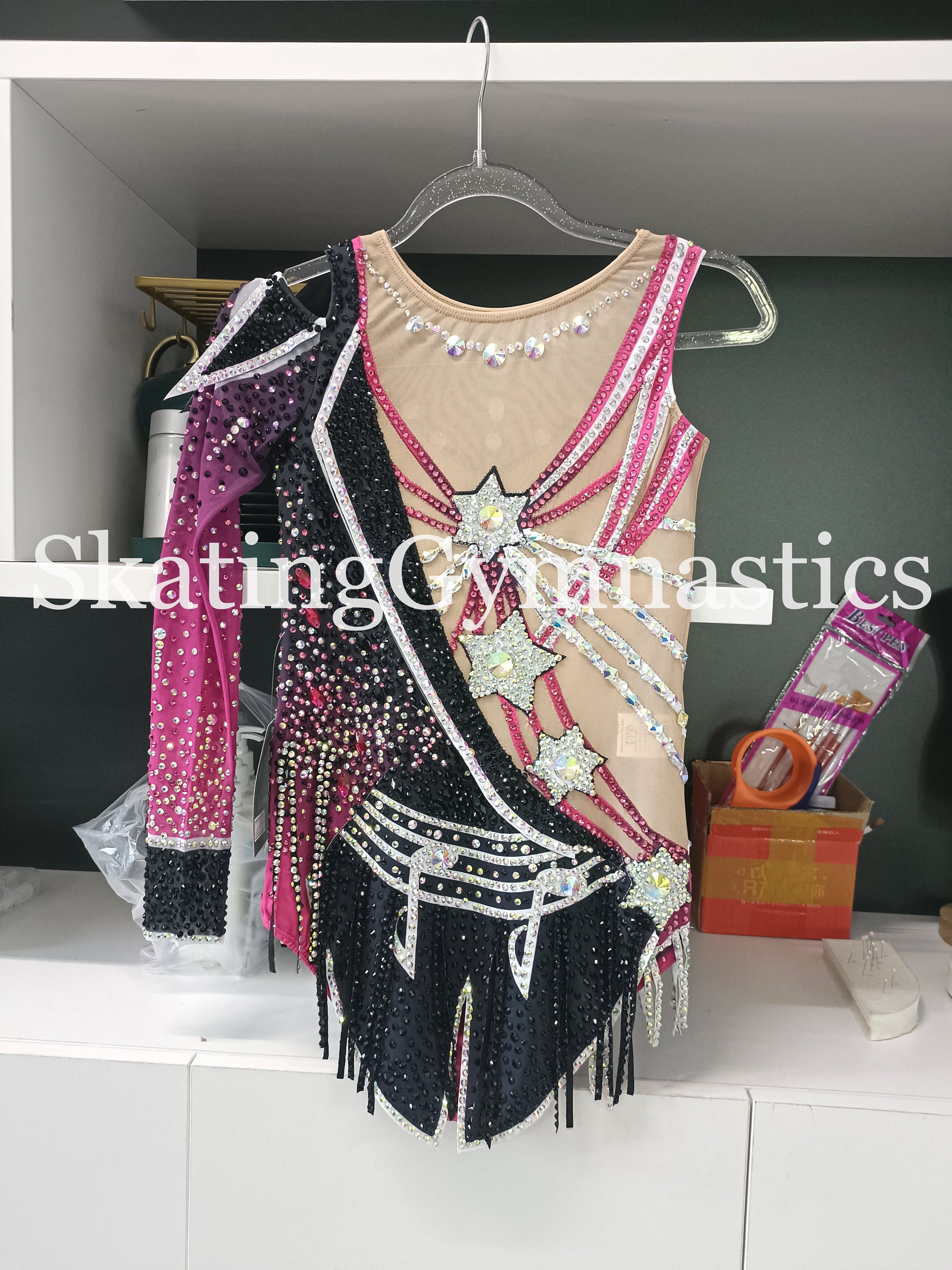 Customize Rhythmic Gymnastics Leotards Girls Women Strechy Spandex ...