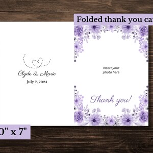 Purple Daisy Wedding Invitation Templates, Digital Templates for ...