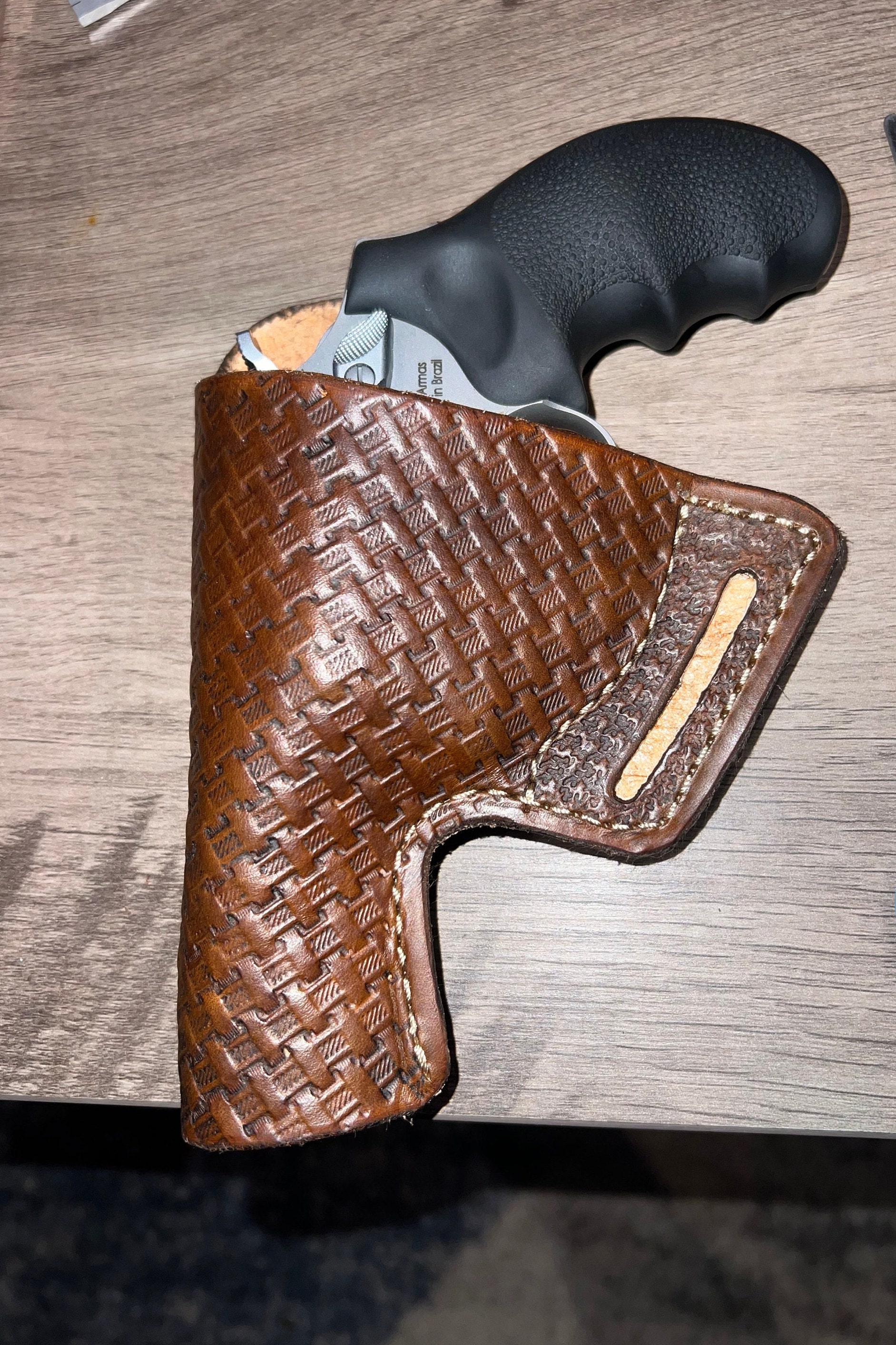 Hand Tooled Revolver Holster OWB - Etsy