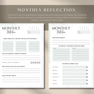 Energy Mental Health Journal|selfcare Insight Planner Burn Out Workbook ...