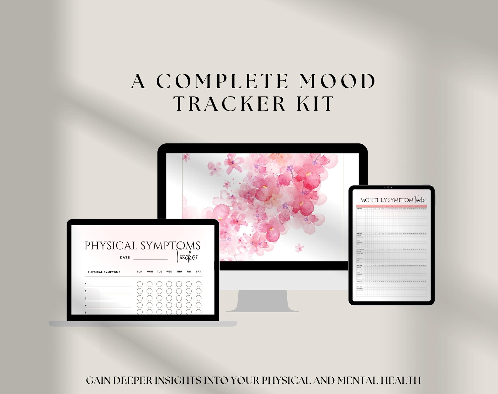 Symptom Printable Tracker | Detailed Symptom Frequency Journal ...