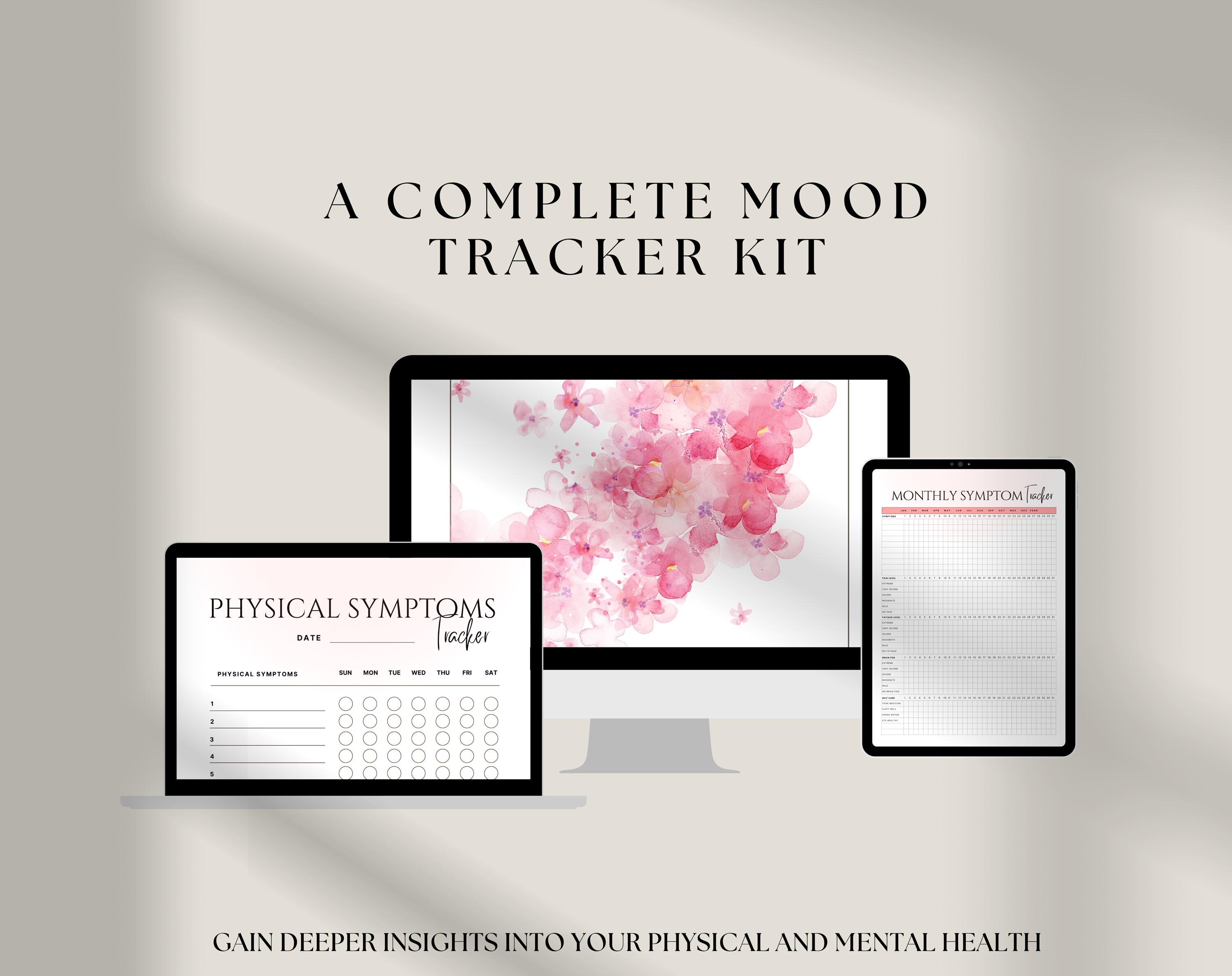Symptom Printable Tracker | Detailed Symptom Frequency Journal ...