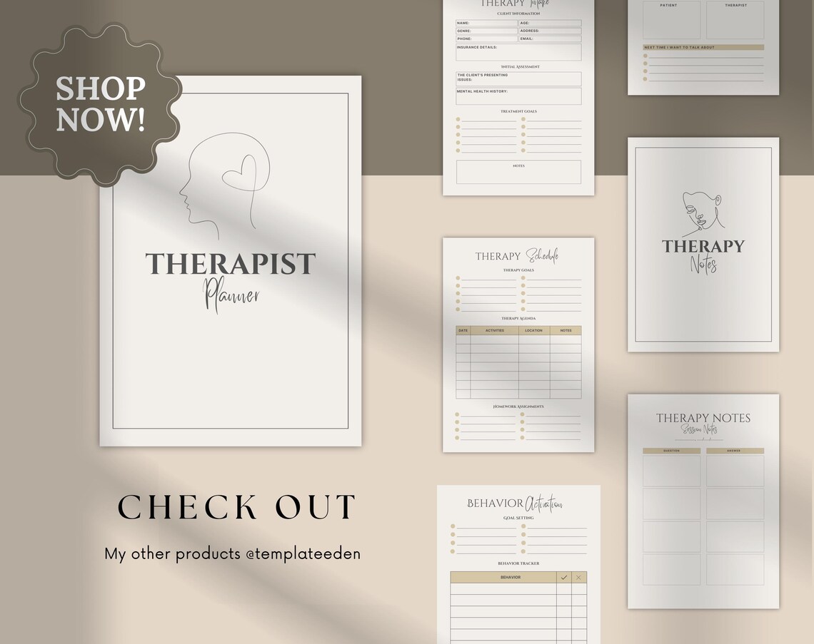 Therapy Session Notes With Client Prep for Progress and Goals Worksheet ...