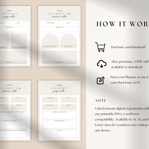 Therapy Session Notes With Client Prep for Progress and Goals Worksheet ...