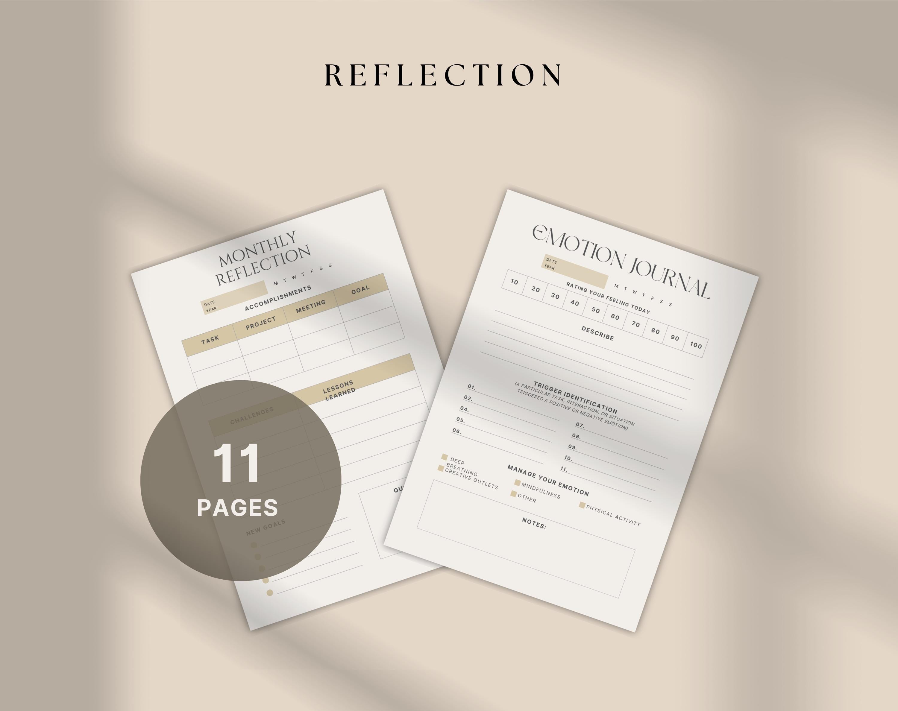 Printable ADHD Planner- Adult ADHD Workbook, Daily - Weekly Organizer ...