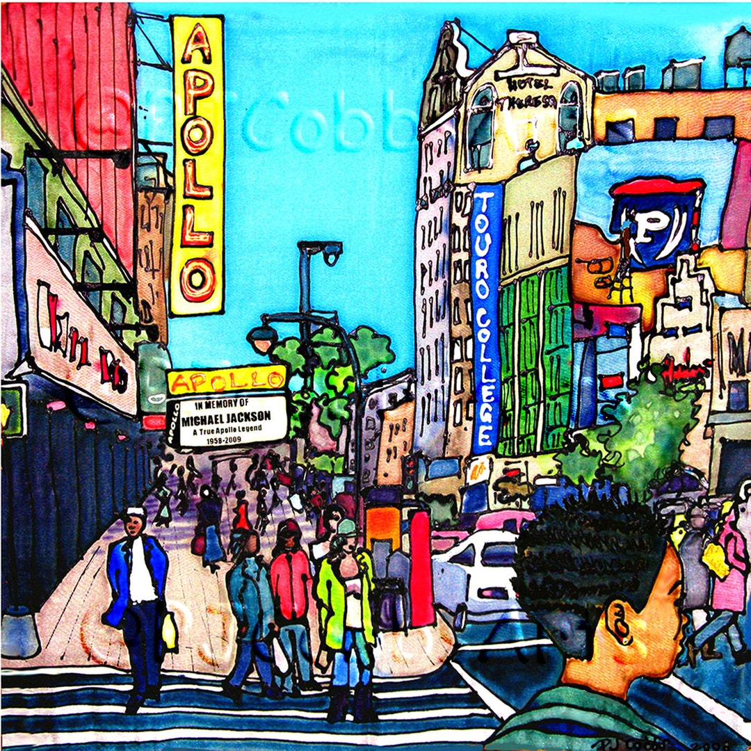 Art Coaster 4"x4" Apollo Girl, Harlem, by PJ Cobbs New York ...