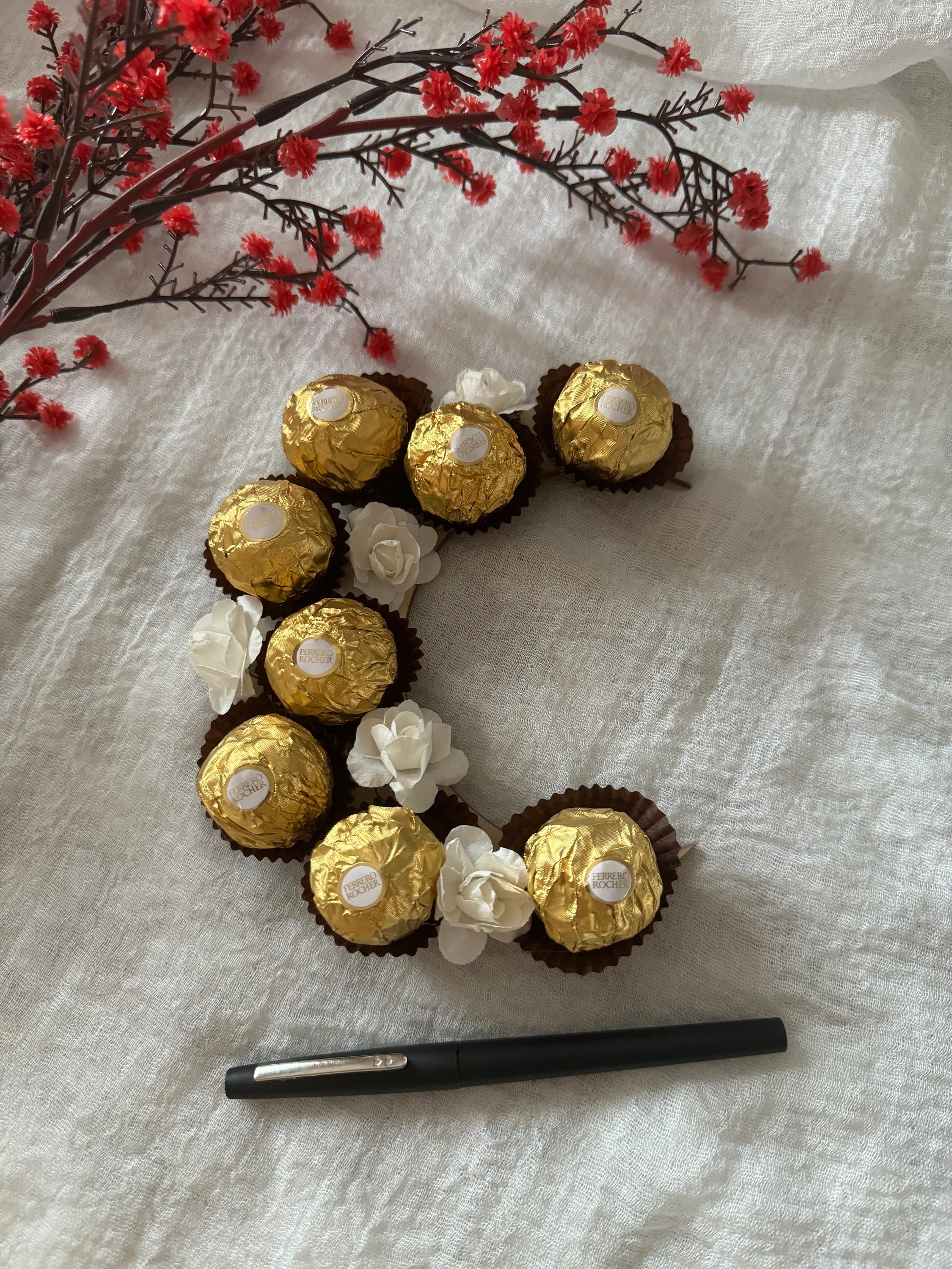 Eid Gift Ramadan Gift: Wooden Crescent Moon Decorated With Ferrero ...