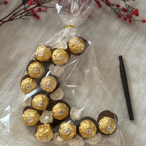 Eid Gift - Ramadan Gift: Wooden Crescent Moon Decorated With Ferrero ...