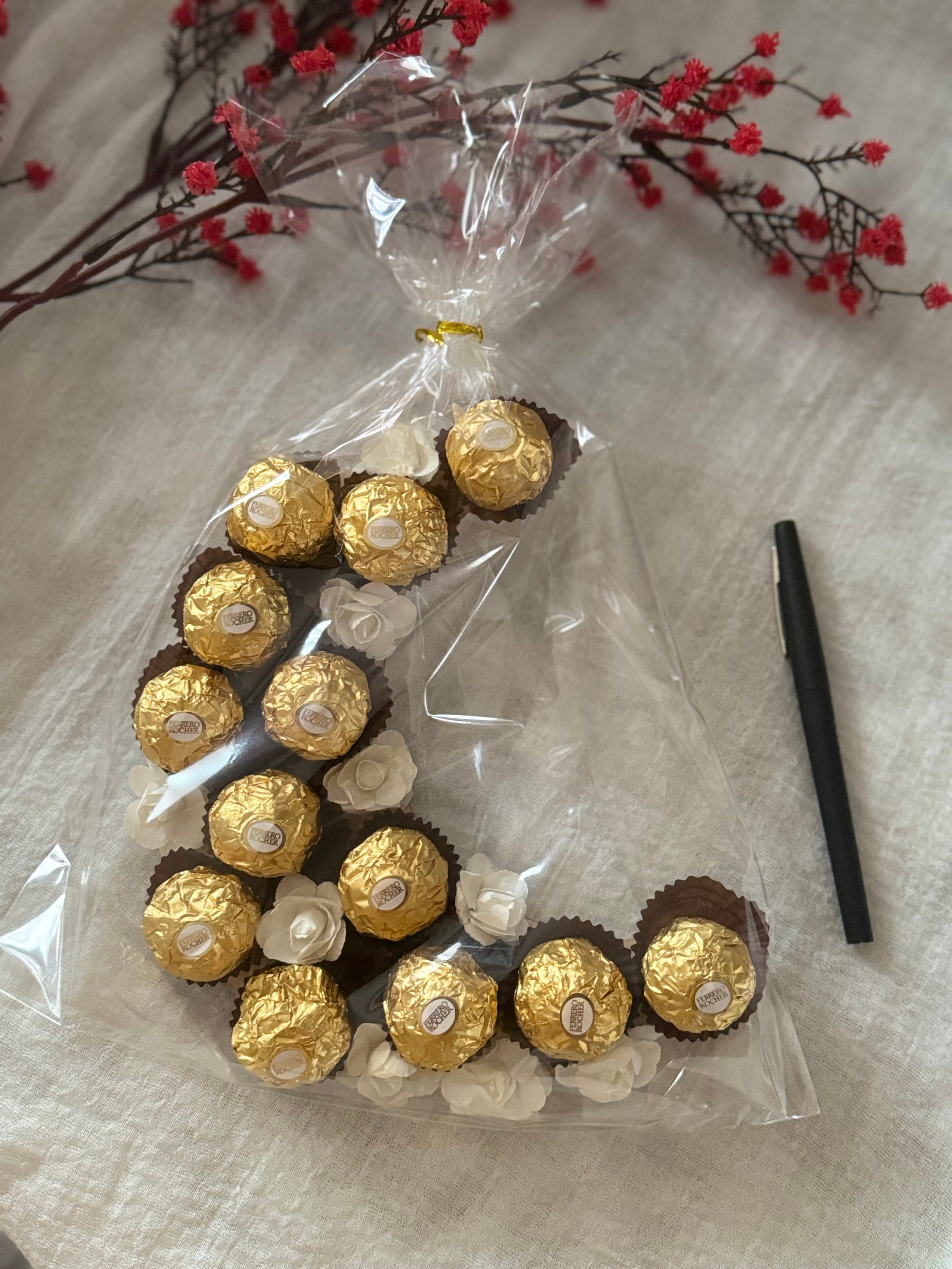 Eid Gift Ramadan Gift: Wooden Crescent Moon Decorated With Ferrero ...