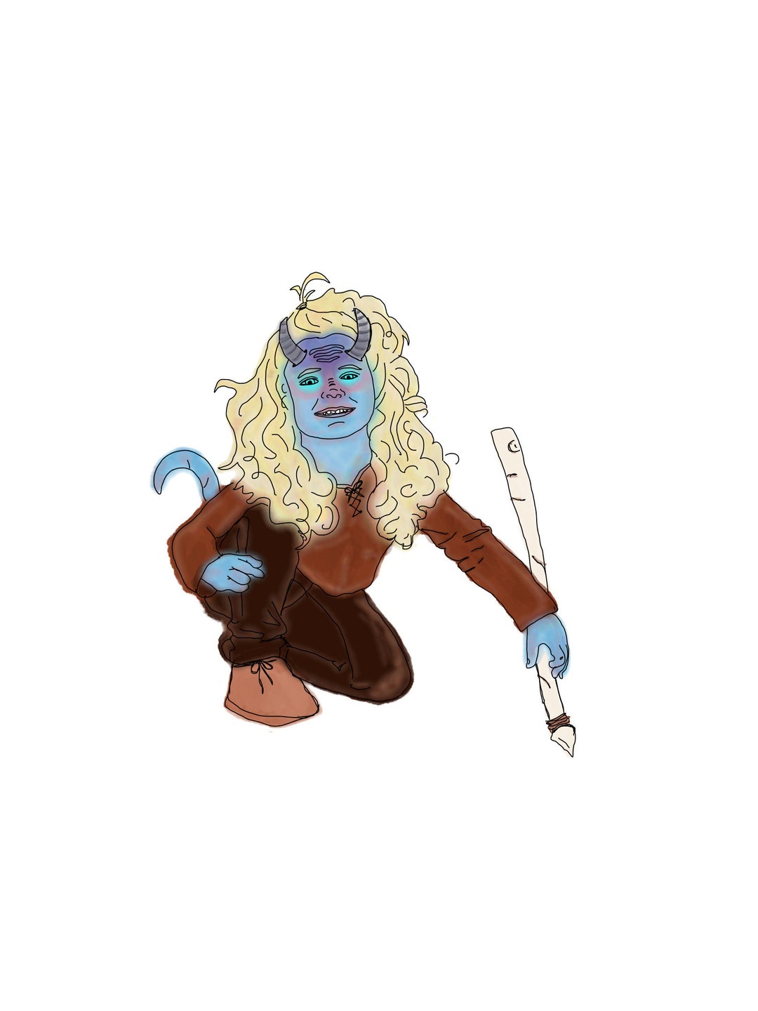 Ice Planet Barbarian Kits Sticker. Blondie Girl. - Etsy
