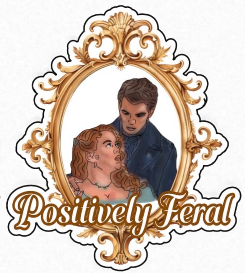 Bridgerton Mirror Scene Fan Art Sticker. - Etsy