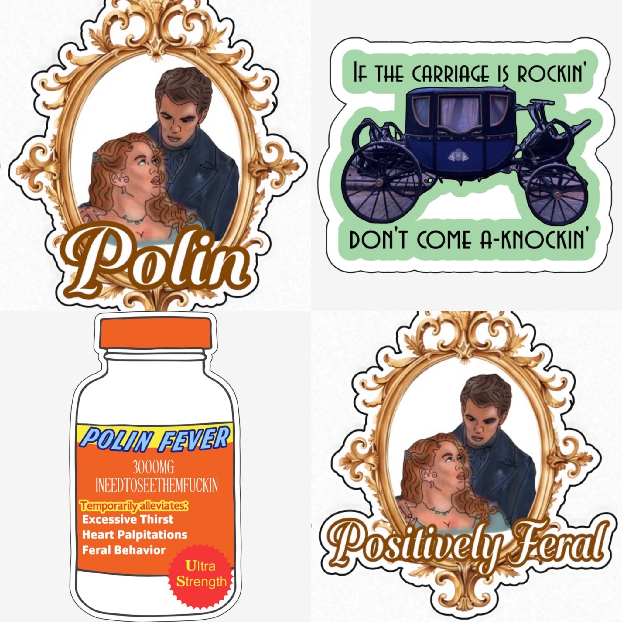 Bridgerton (season 3) Vinyl Sticker Bundle - Etsy