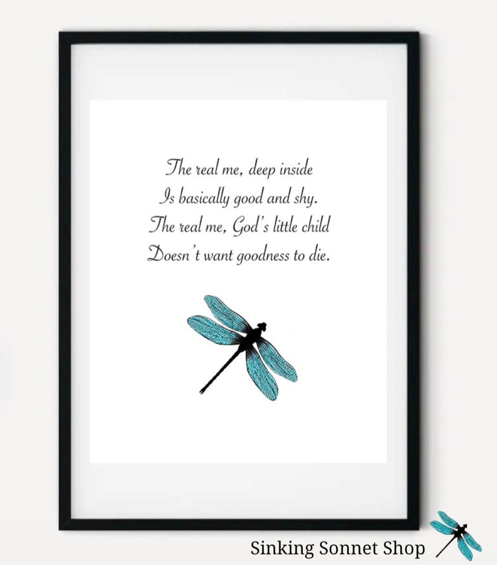 Gods Little Child Dragonfly Print - Etsy