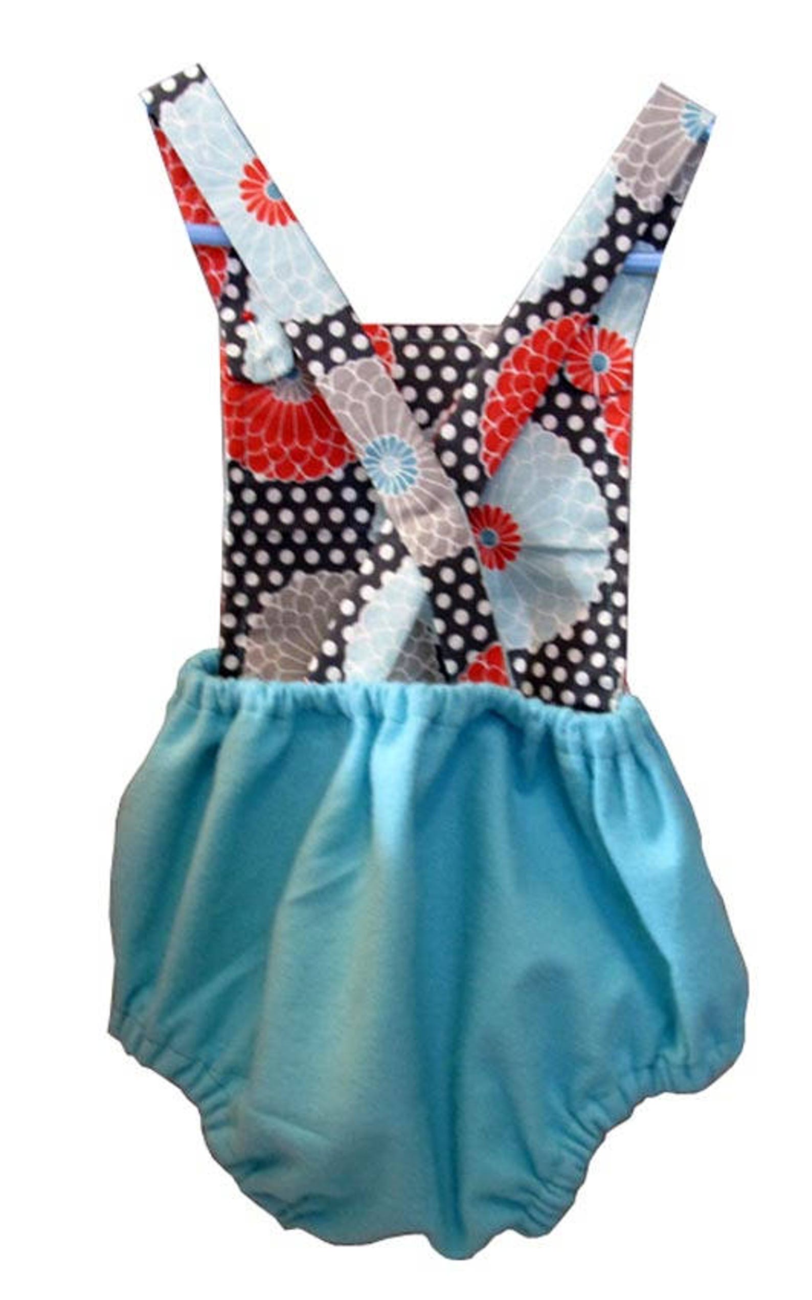Baby Summer Bubble Jumper Newborn to 18m Sewing Pattern PDF Tutorial ...