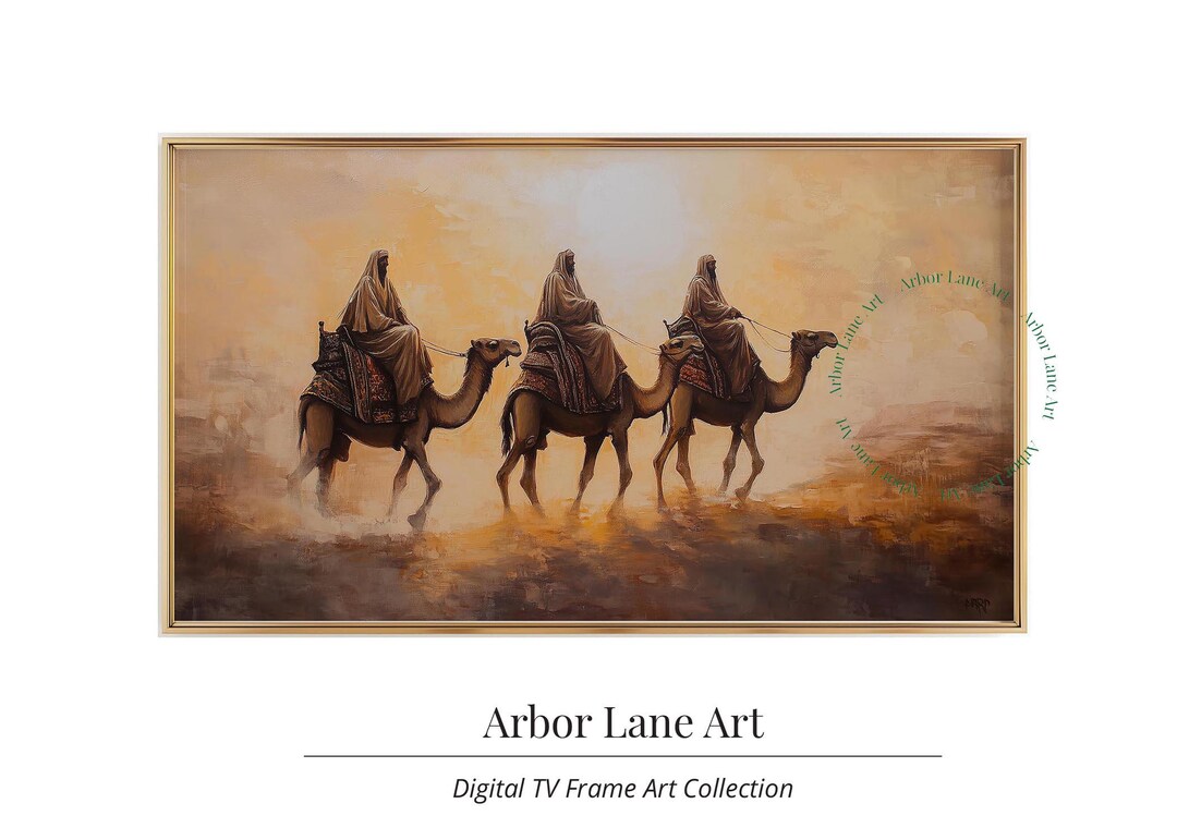 The Three Wise Men on Camels in the Desert, Wise Men Still Seek Him ...