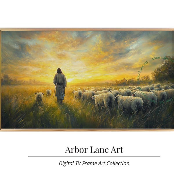 Sunset Sheep Artwork - Etsy