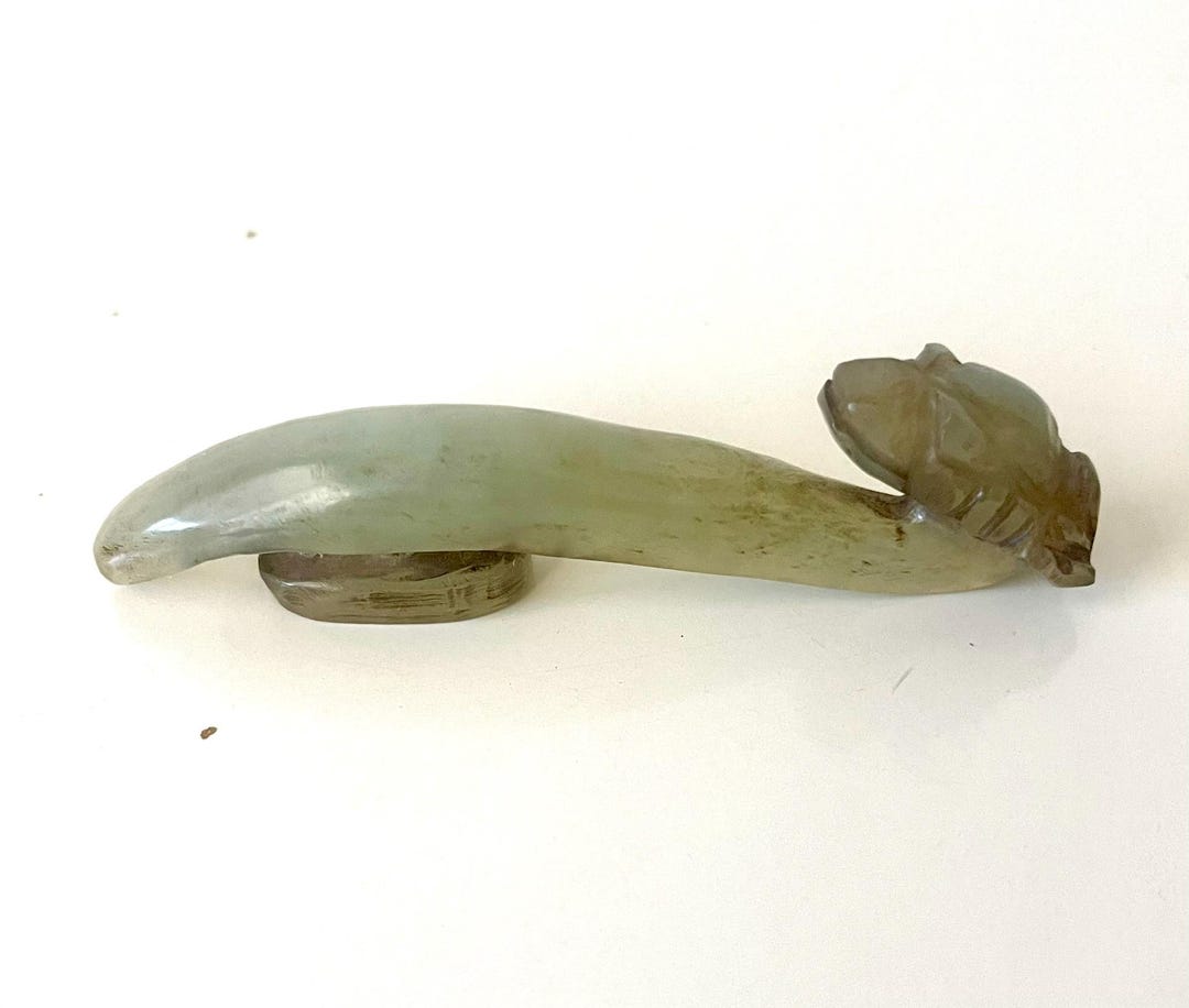 Vintage Chinese Bowenite Jade Belt Hook, Dynasty, Antique - Etsy