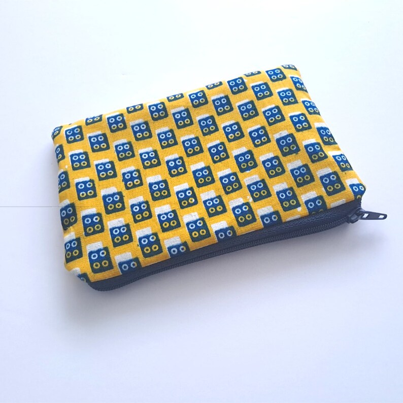 African Print and Batik Zipper Pouches, Afrocentric Gift, Gift for Her ...