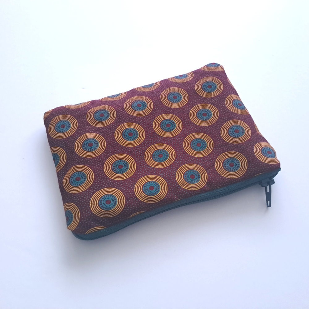 African Print and Batik Zipper Pouches, Afrocentric Gift, Gift for Her ...