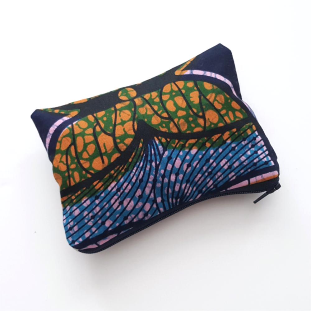 African Print and Batik Zipper Pouches, Afrocentric Gift, Gift for Her ...