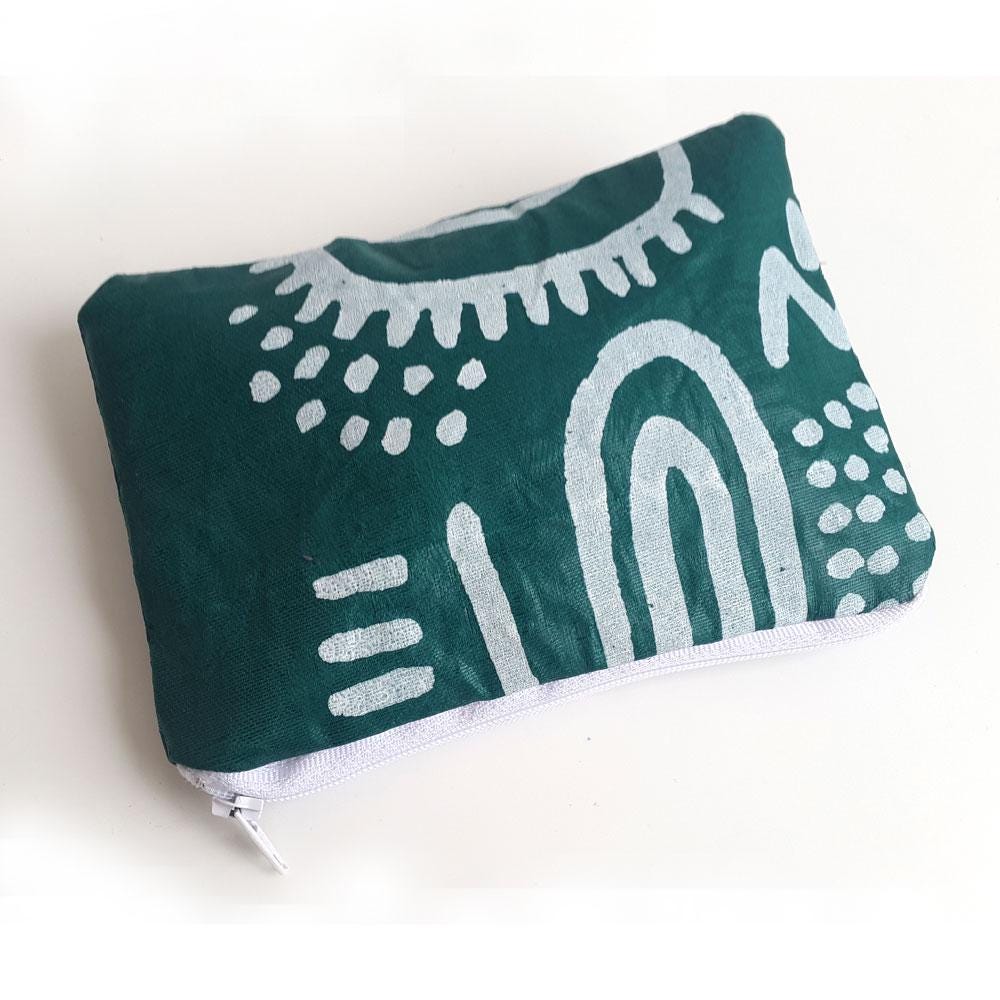 African Print and Batik Zipper Pouches, Afrocentric Gift, Gift for Her ...