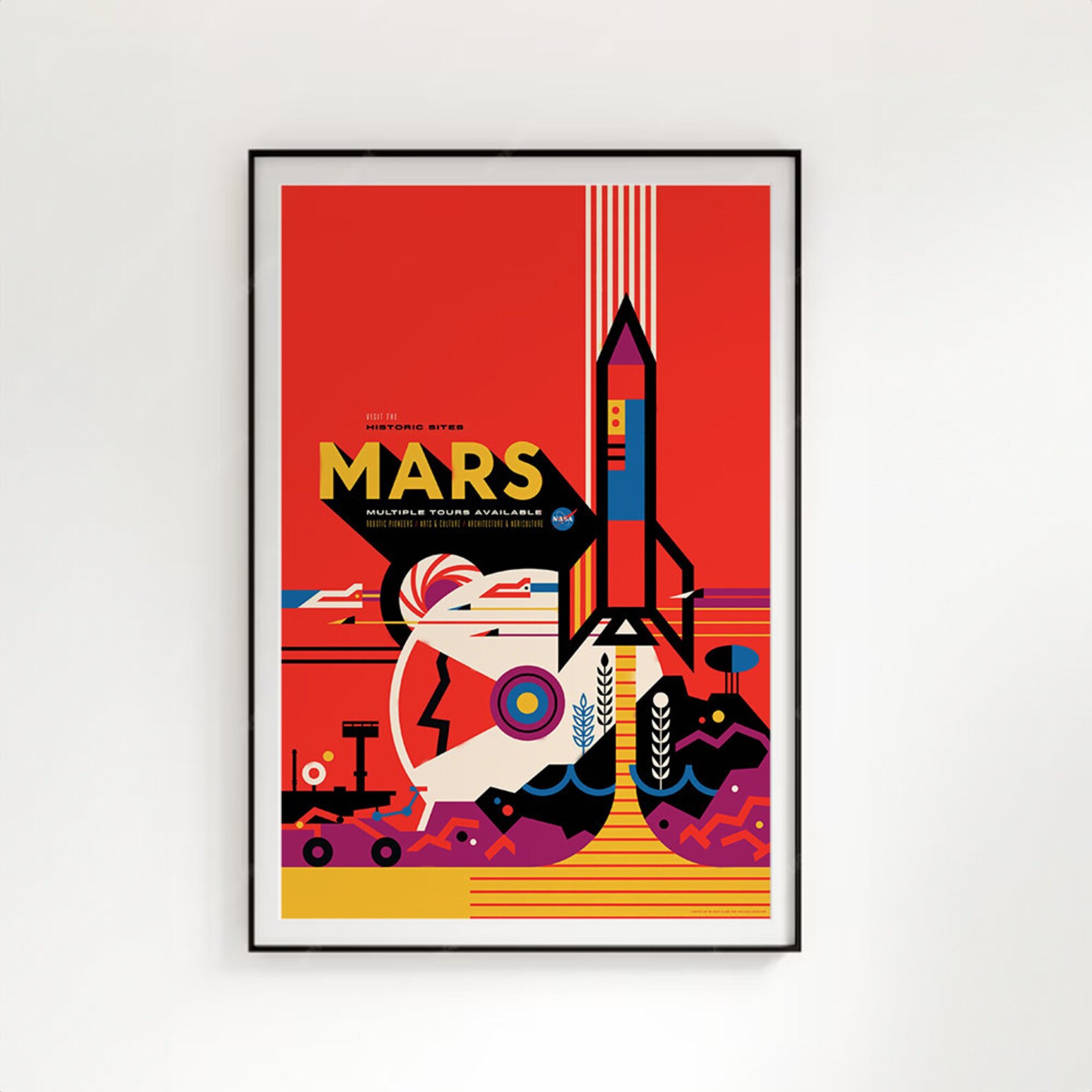 Mars Postervintage Poster Wall Decorhome Decor Art Poster for Gift - Etsy
