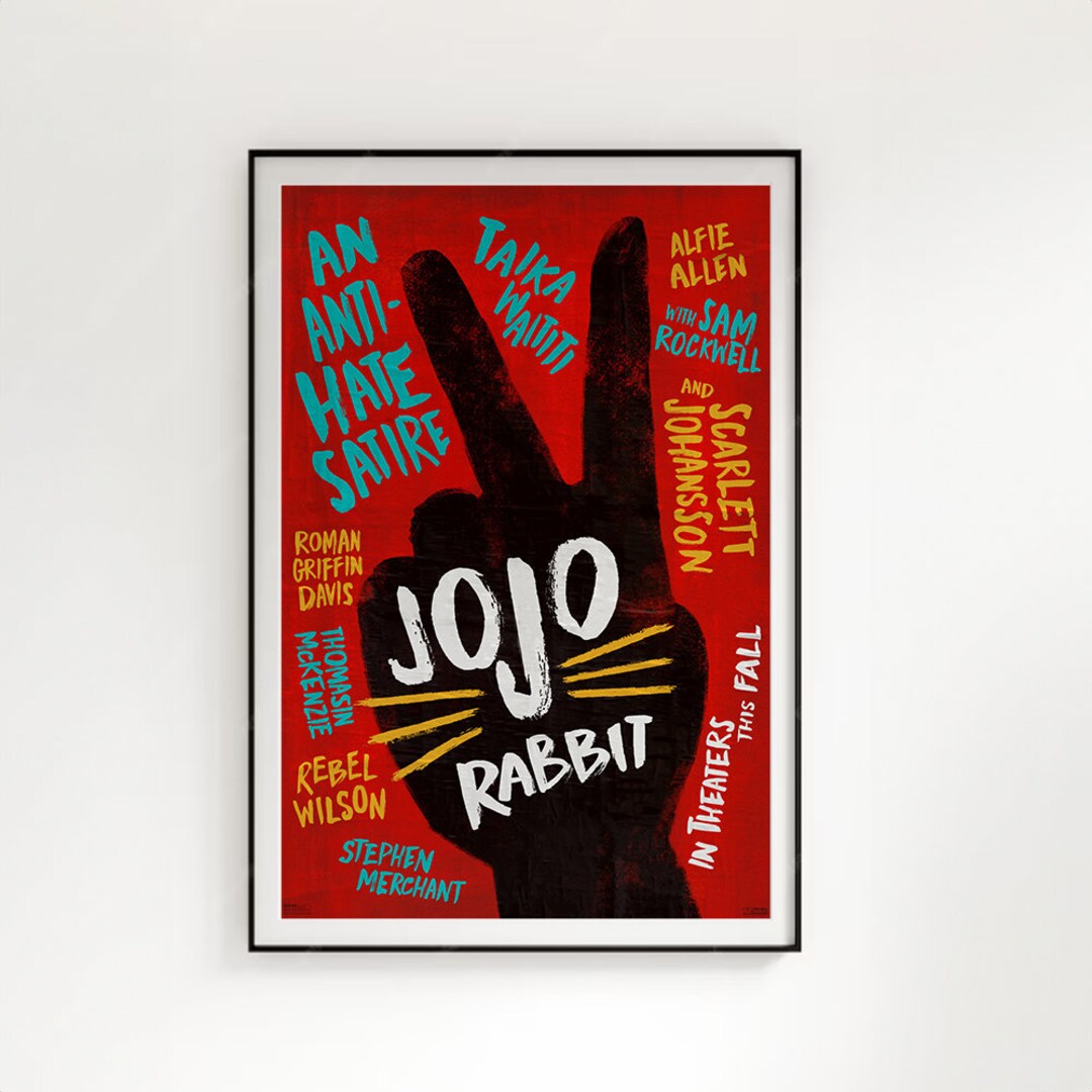 Jojo Rabbit Postermovie Poster Minimalism Poster Wall Decorhome Decor ...