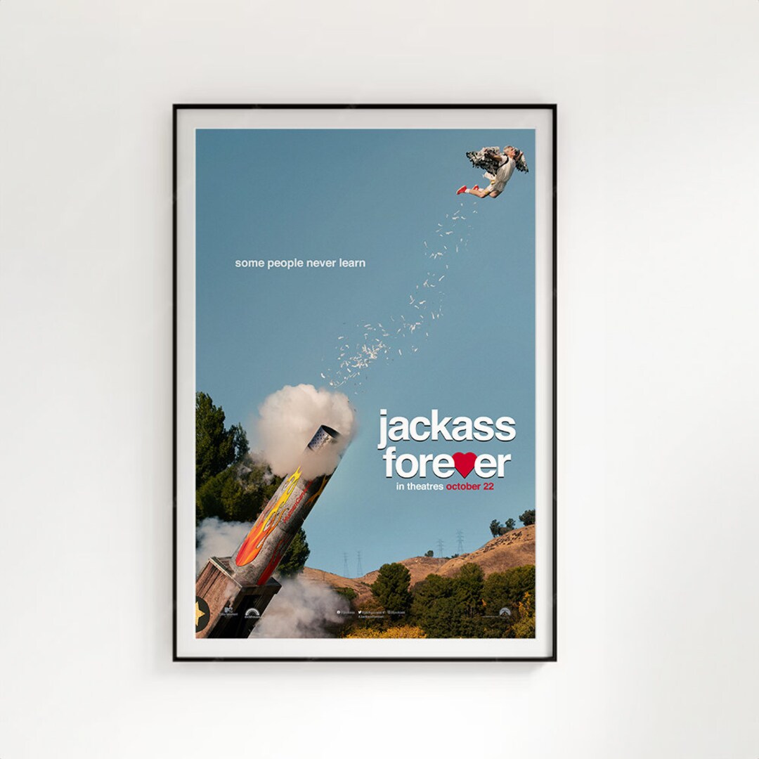 Jackass Forever Postermovie Poster Wall Decorhome Decor Art Poster for ...