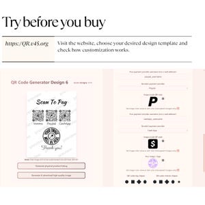 Instagram Sign Template With QR Code Generator - Instagram-qr Code ...