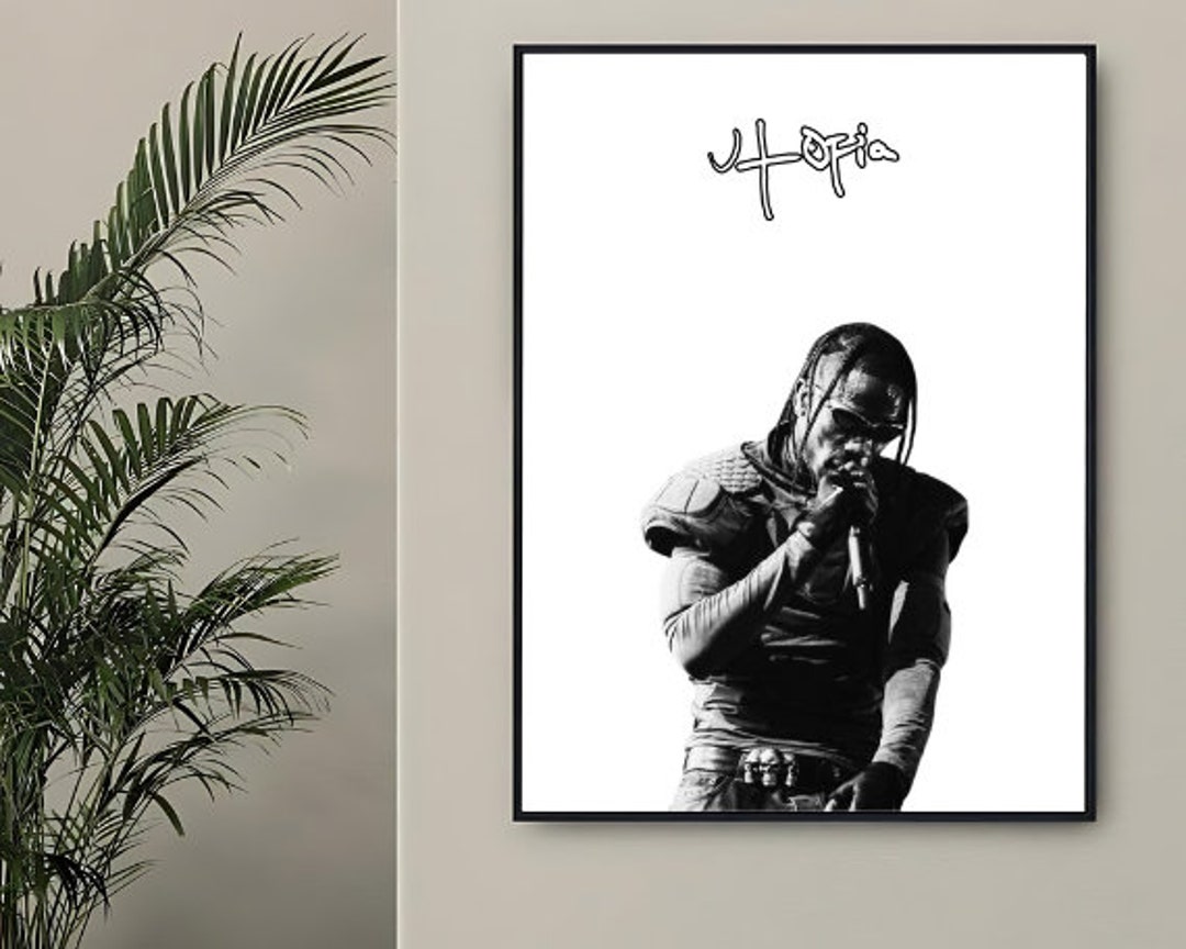 Travis Scott Digital Art Poster - Etsy