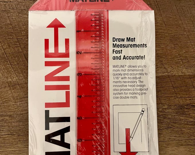 MATLINE Ruler. Draw Mat Dimensions Quickly and Accurately. Unopened. - Etsy