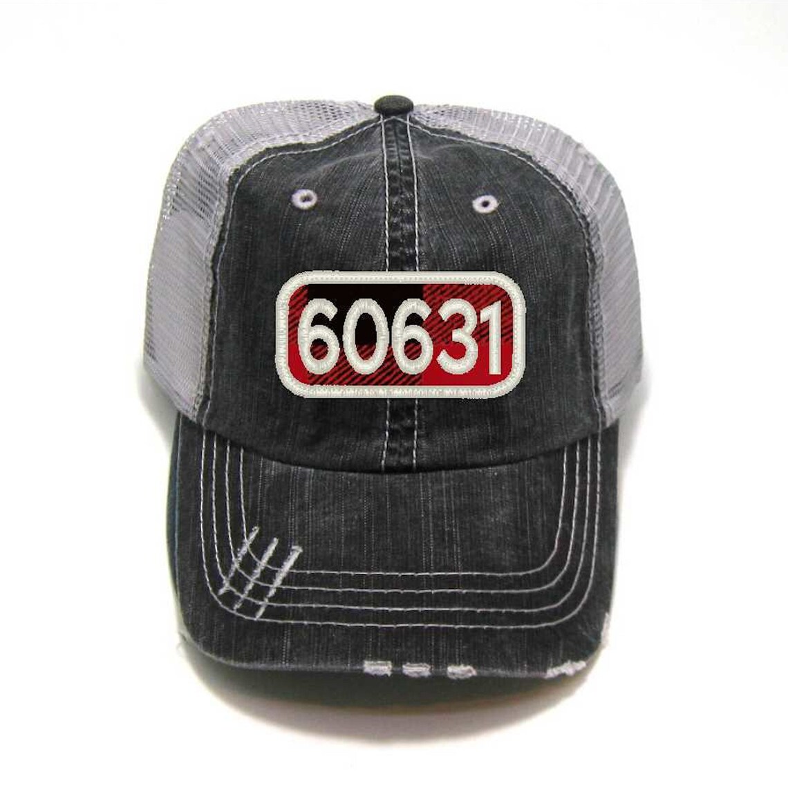 Area Code Hat Zip Code City Code Distressed Trucker - Etsy