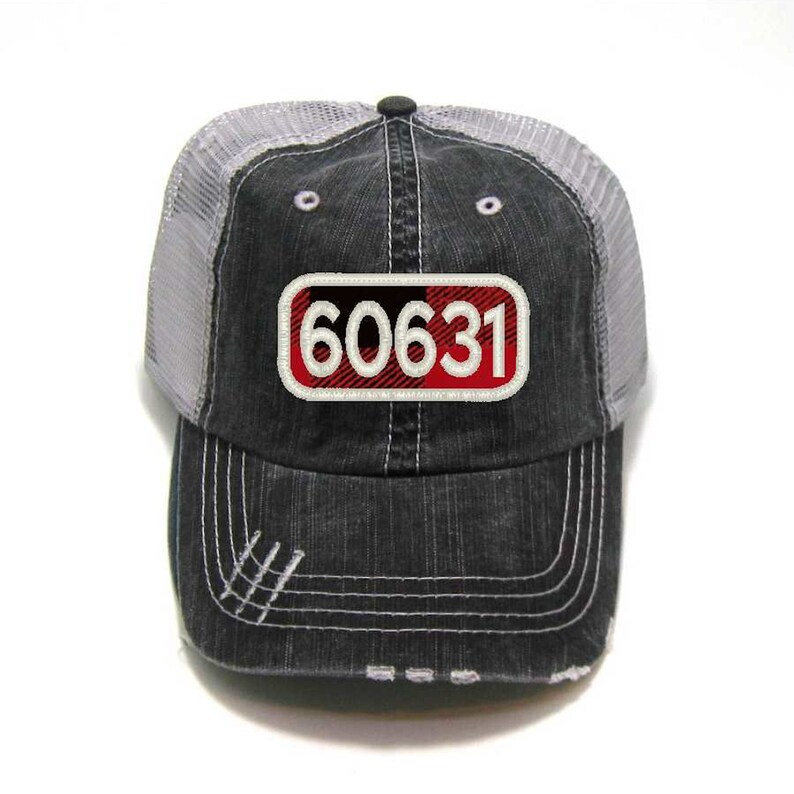 Area Code Hat Zip Code City Code Distressed Trucker - Etsy