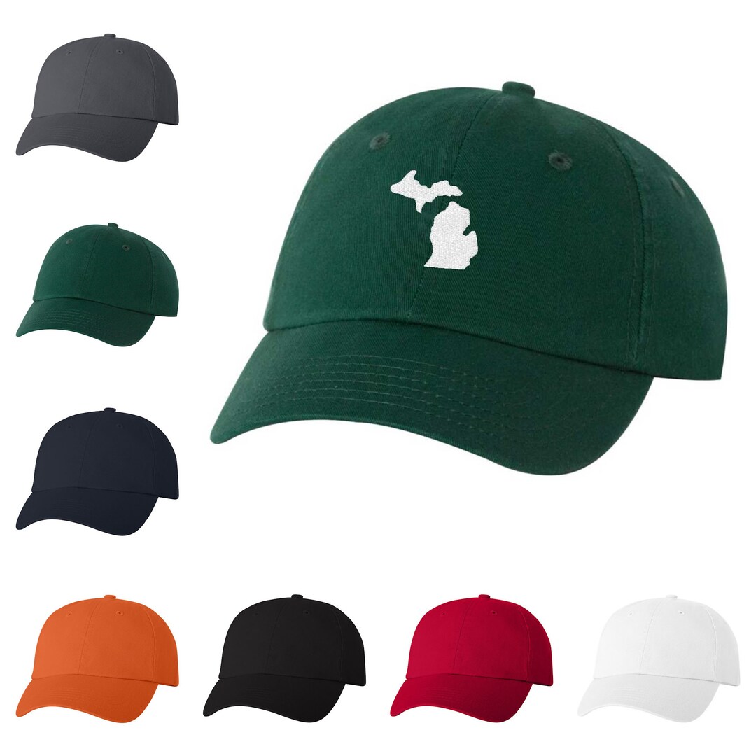 Michigan Dad Hat With Embroidered Design Vast Range of Color Options ...