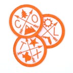 Orange Iron on Patch - Etsy