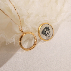 Personalized Keepsake Necklace • Pet Hair Keepsake • Memorial Gifts for ...