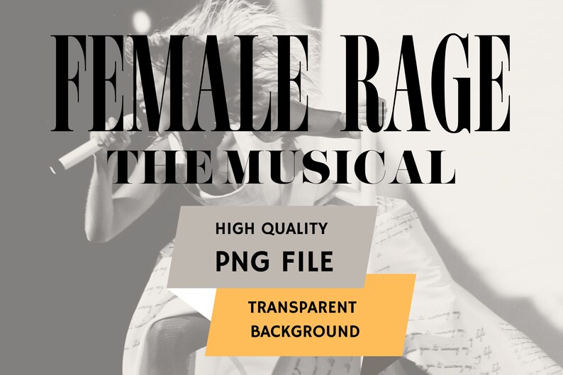 Female Rage the Musical High Quality PNG for DYI Taylor Swift Inspired ...