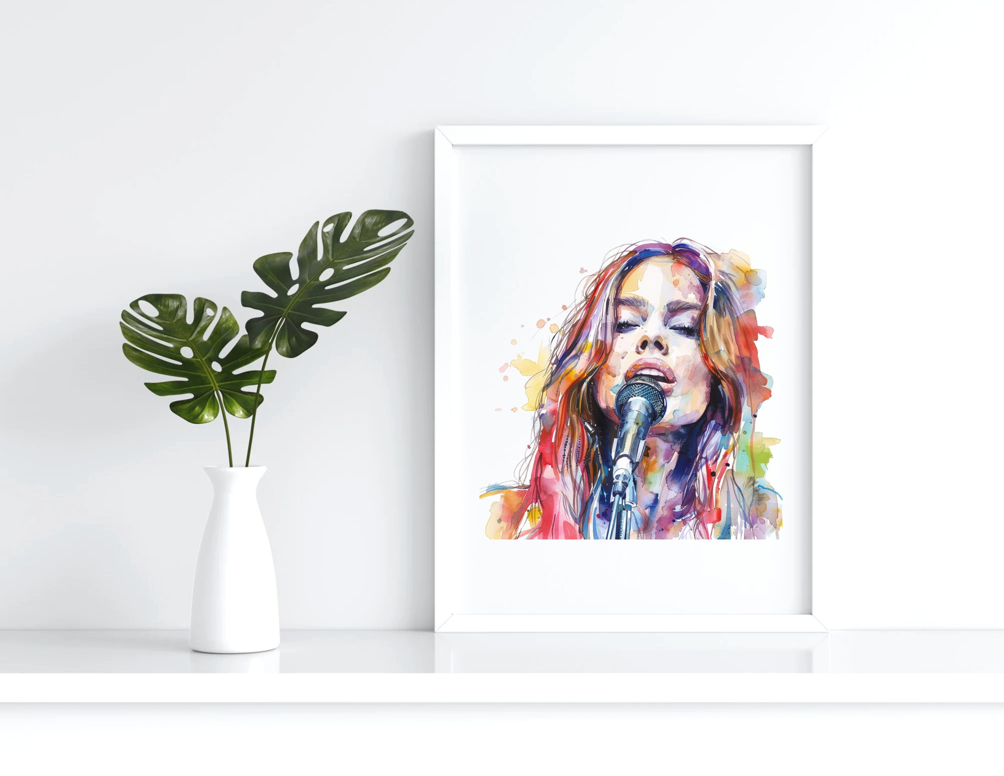 Colorful Singers Clipart Set 11 PNG Illustrations for Artistic Projects ...