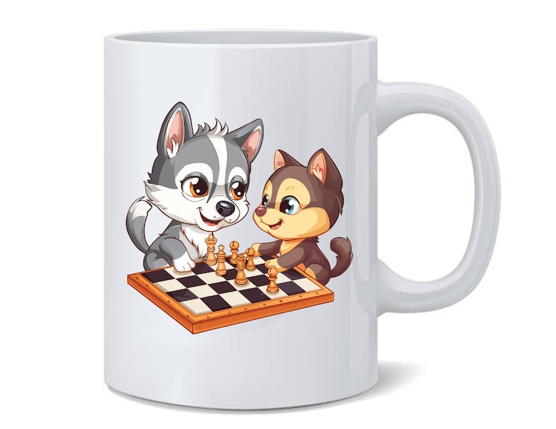 Clipart Cats and Dogs Playing Chess | Animals Playing Chess PNG ...