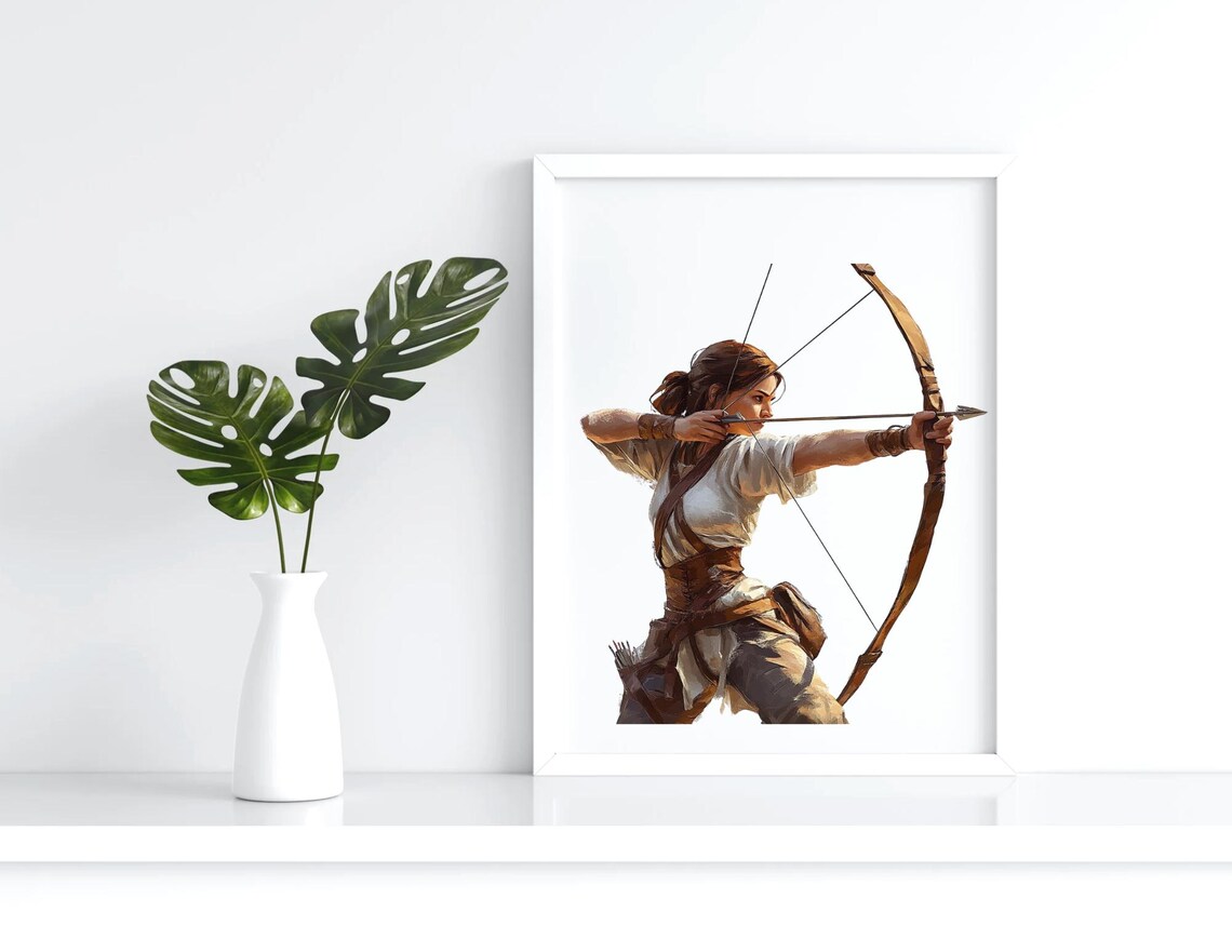 Clipart Archers Art | Digital Print Archers 56 PNG | Digital Print ...