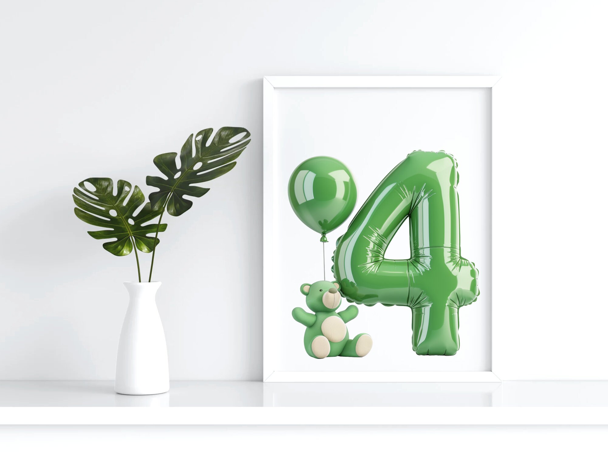 Teddy Bear Numbers Clipart, Balloon Number PNG, Cute Baby Numbers, 0-9 ...