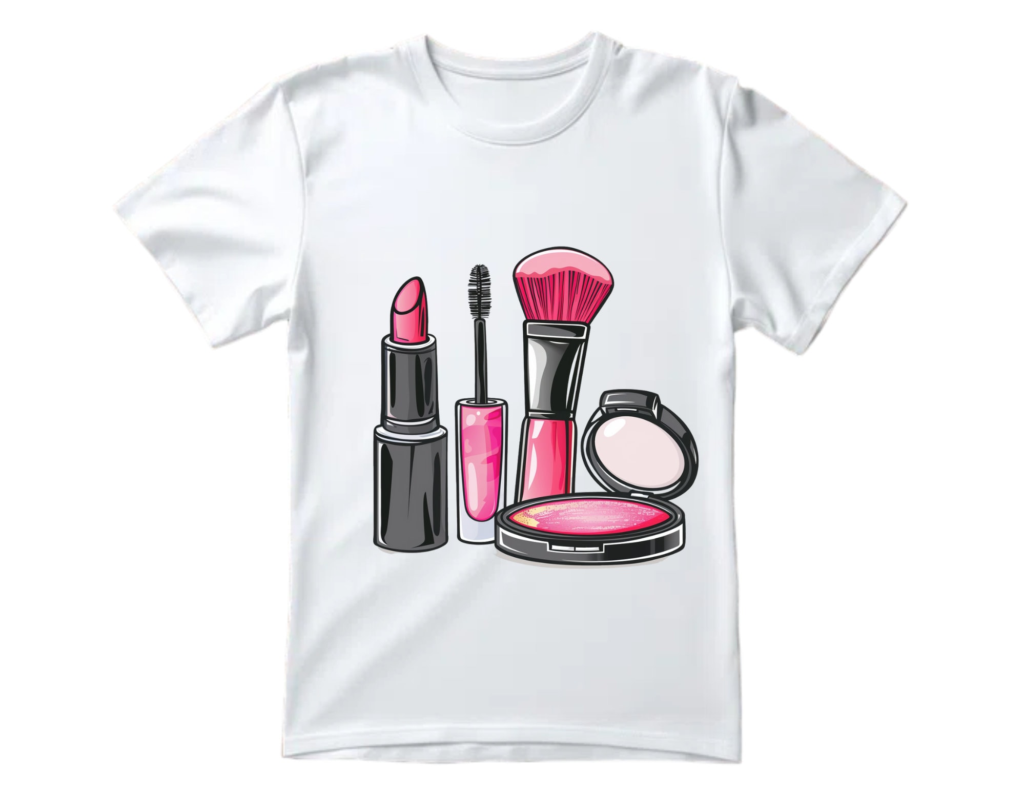 Pink Makeup Clipart | Girly Cosmetics PNG (instant Download, Commercial ...