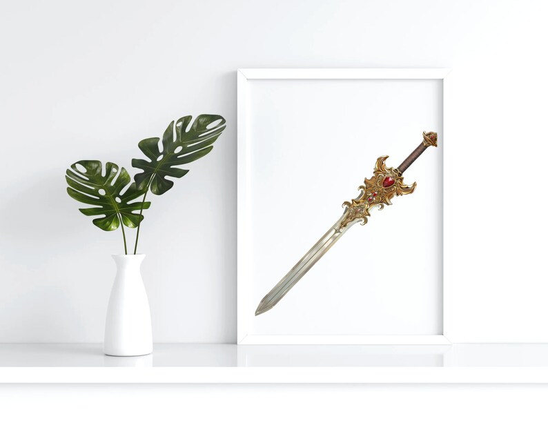 Clipart Swords | Swords Decor PNG | Digital Print Swords | Transparent ...