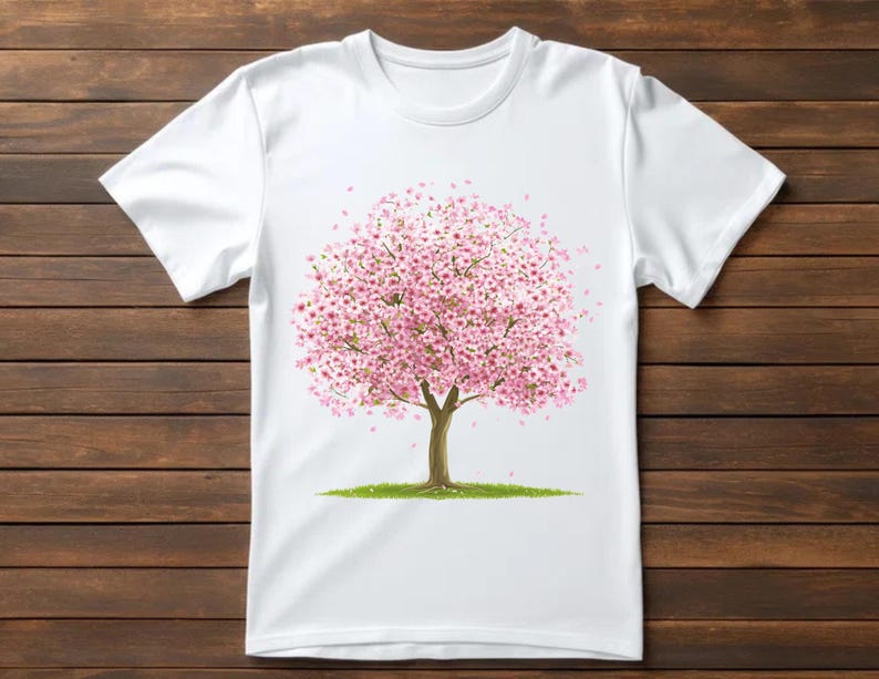 Flowering Tree Clipart, Spring Tree PNG, Spring Blooming Tree Clipart ...