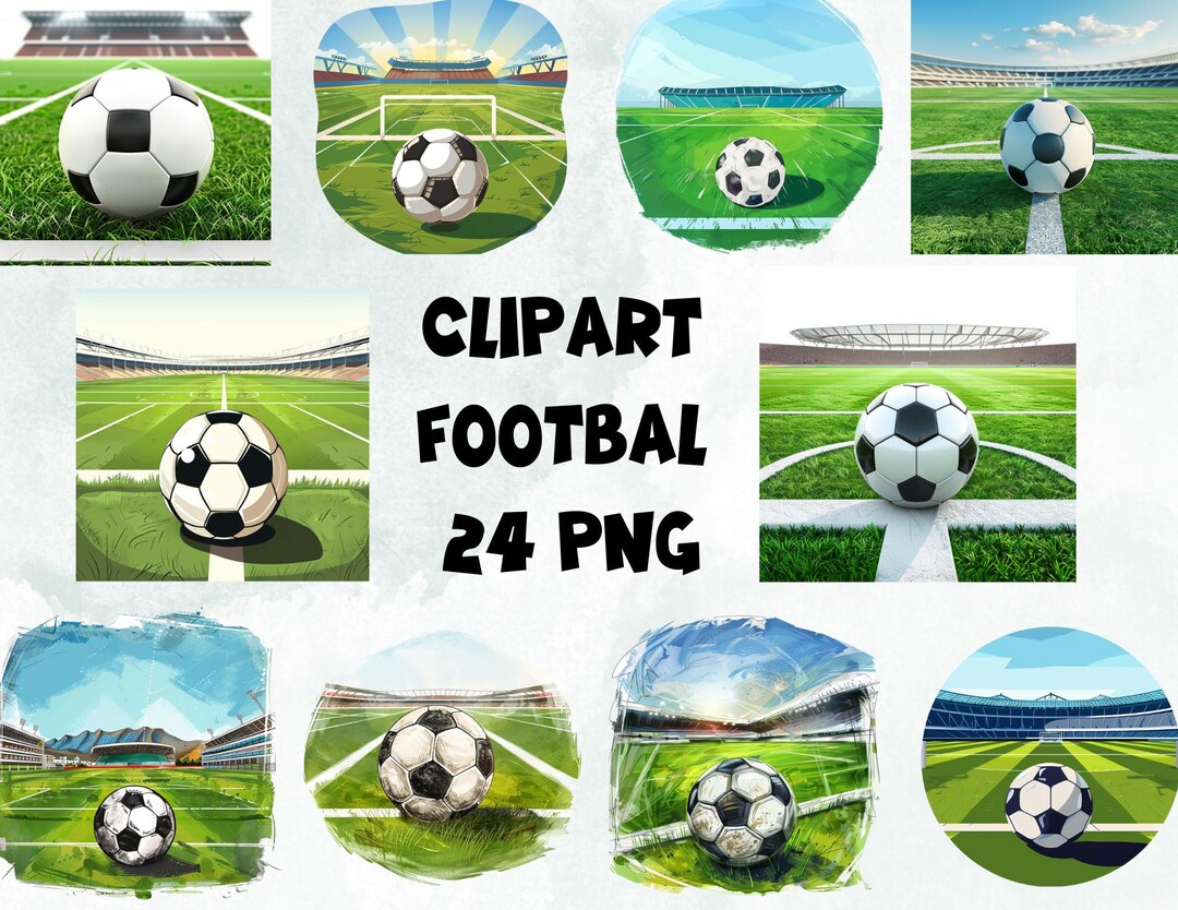 Soccer Balls Clipart Bundle | Footbal PNG | Sport Collection ...