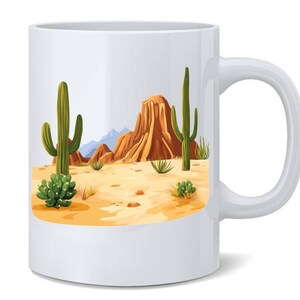 Clipart Desert Landscapes Digital Print Cactus and Sand PNG Transparent ...