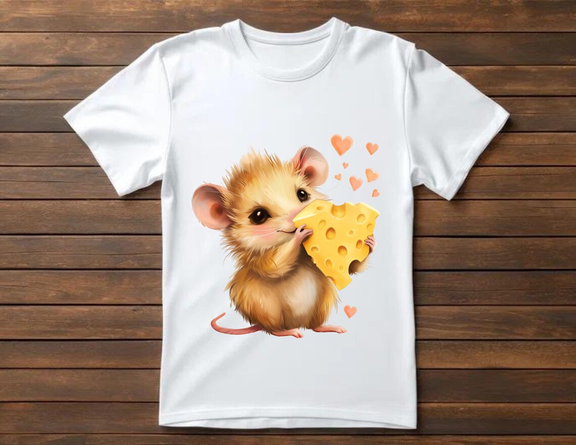 Clipart Cheese-loving Cute Mouse | Adorable Mose PNG | Transparent ...