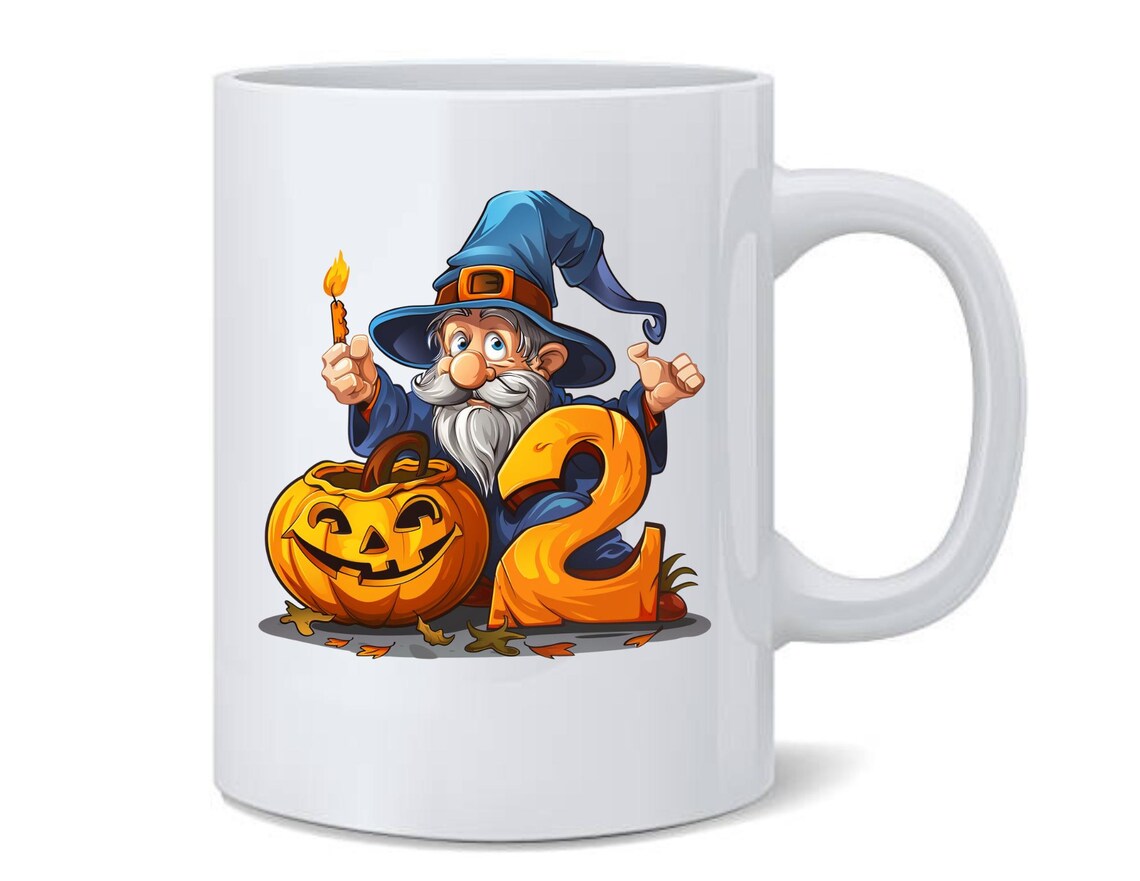 Halloween Wizard Numbers Clipart Set | Numbers With Wizards | Wizard ...