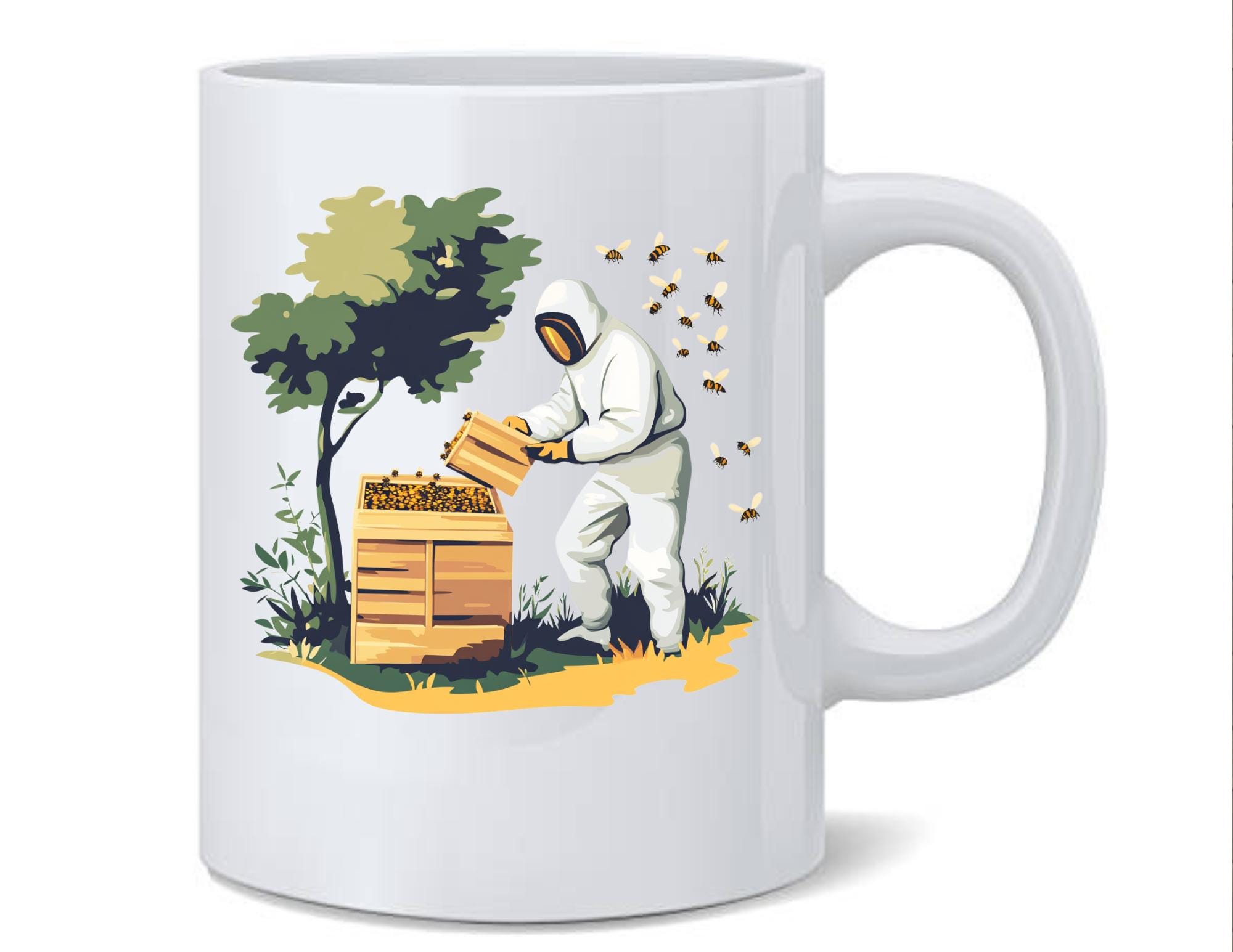 Beekeeper Clipart Bundle,digital Bee Hive,apiculture PNG for ...