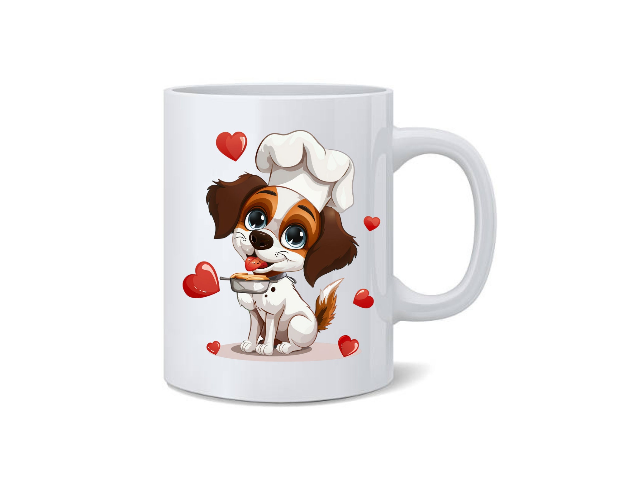 Cute Chef Dogs Clipart Bundle | Funny Dogs PNG | Digital Print Adorable ...